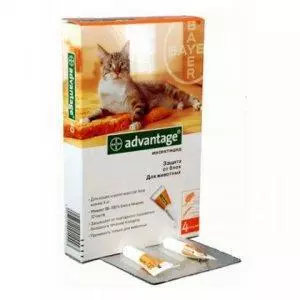Total droplets, but as saves! Drops from fleas Advanda for cats, instructions for the drug